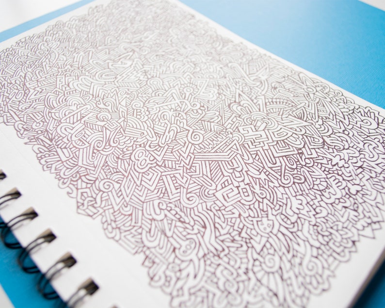 Ballpoint Pen Doodle Quarantine Tiny Art Doodle Art - Etsy