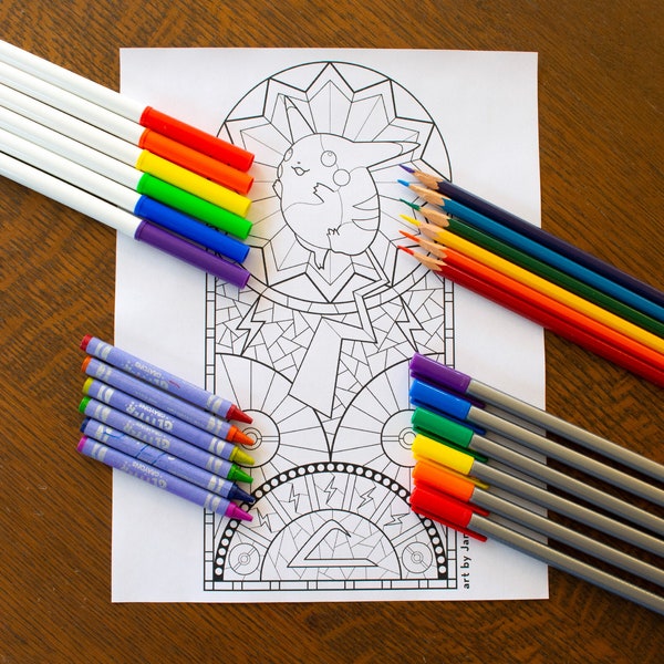 Stained Glass Window Color Sheet - Etsy