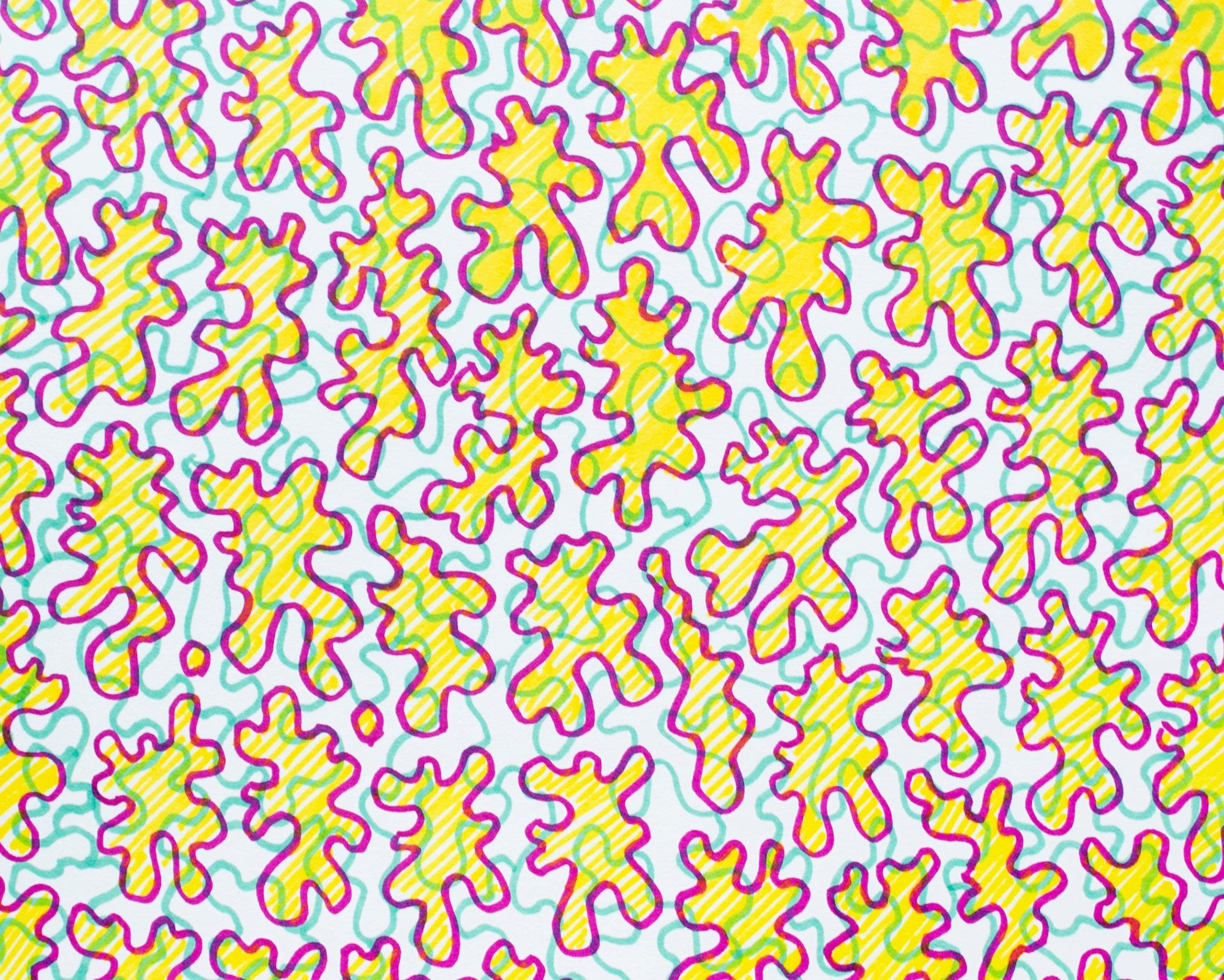 3 Layer Sharpie Doodle | Zentangle Art | Doodle Art | Technical ...