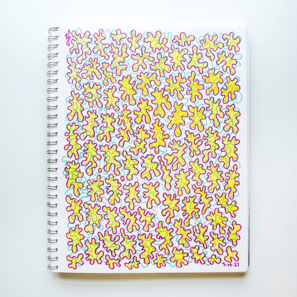 Sharpie Doodle - Etsy