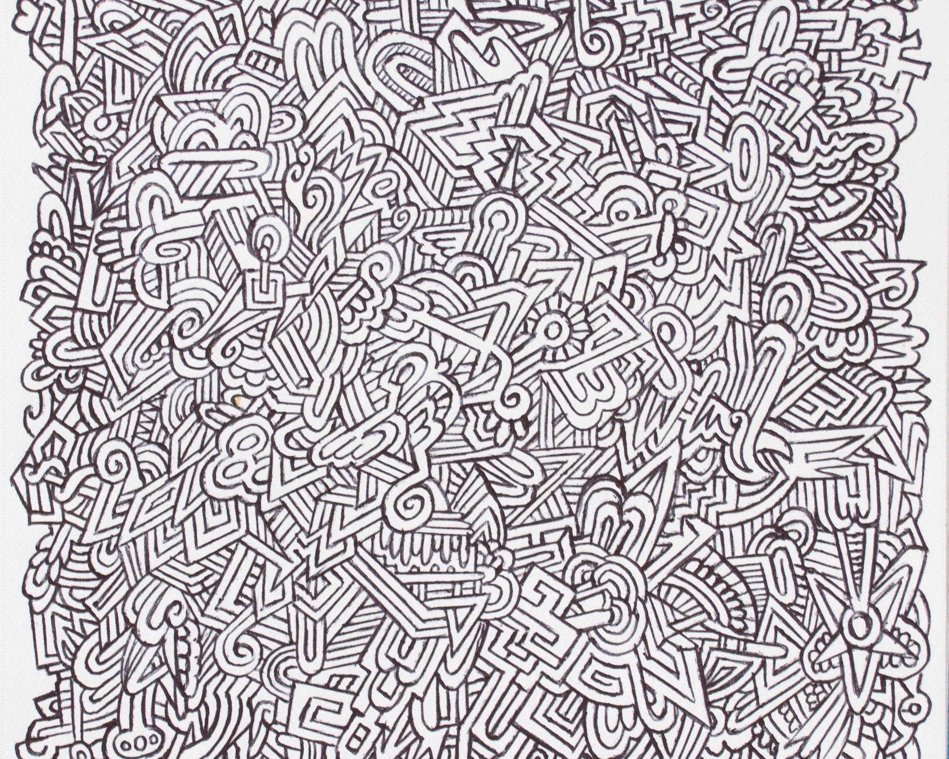 Ballpoint Pen Doodle | Quarantine | Tiny Art | Doodle Art | Small ...