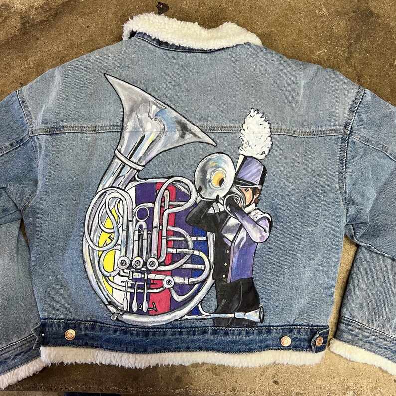 Hand Painted Football Player Jackets Deposit / Football - Etsy