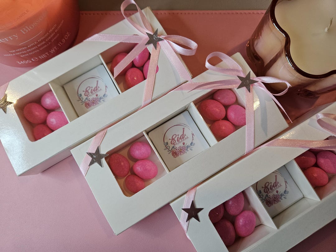 Chocolate Box Eid Mubarak Noble Box With Wedding Almonds Gift Box ...