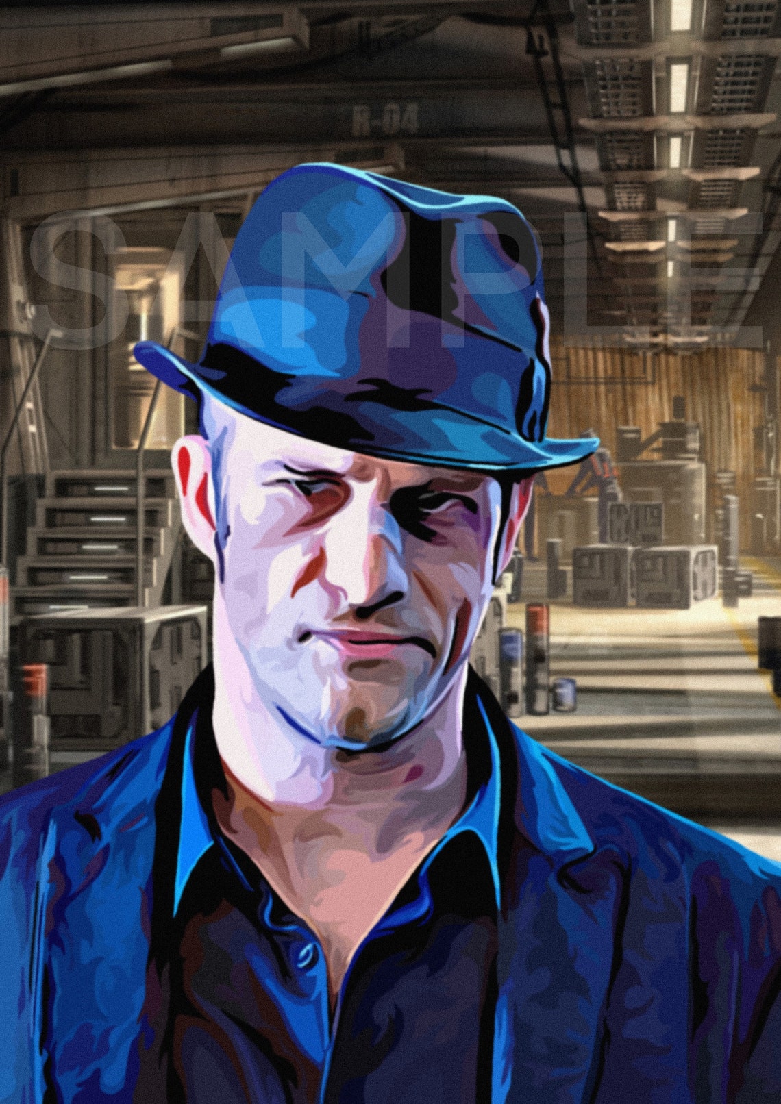 Detective Miller Josephus Miller Thomas Jane wall art print | Etsy