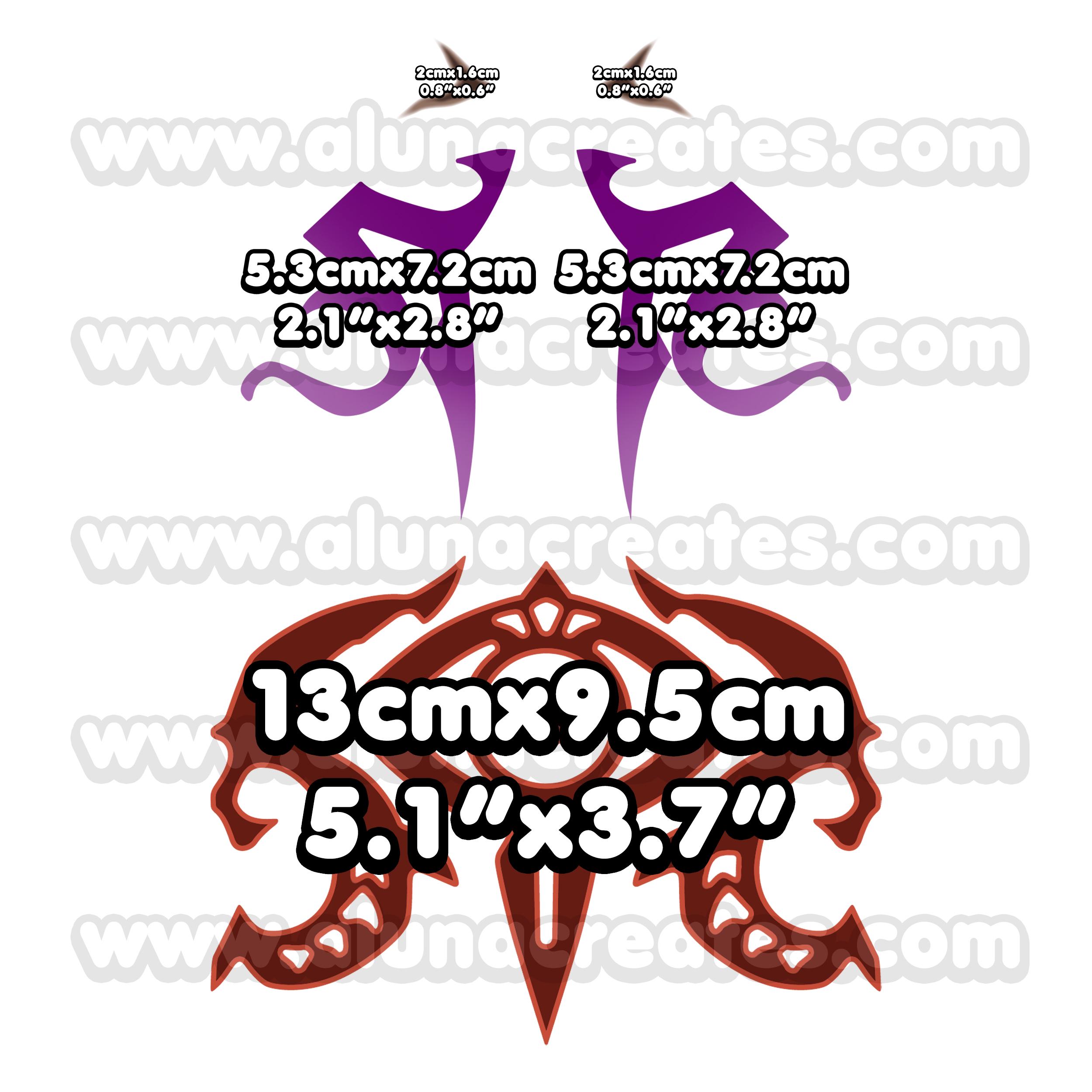 Temporary Tattoos | Realistic | Waterproof Fake Tattoo | Cosplay ...