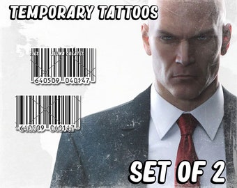 Binary Code Temporary Tattoo Sticker set of 2 - Etsy