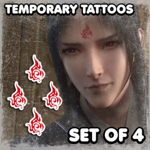 Luo | Temporary Tattoos | Realistic | Demon Mark Tattoo | Forehead ...