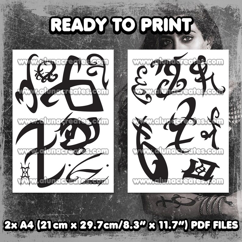 Isabelle | Digital Tattoos | Isabelle Cosplay | Costume | Fake Tattoo ...