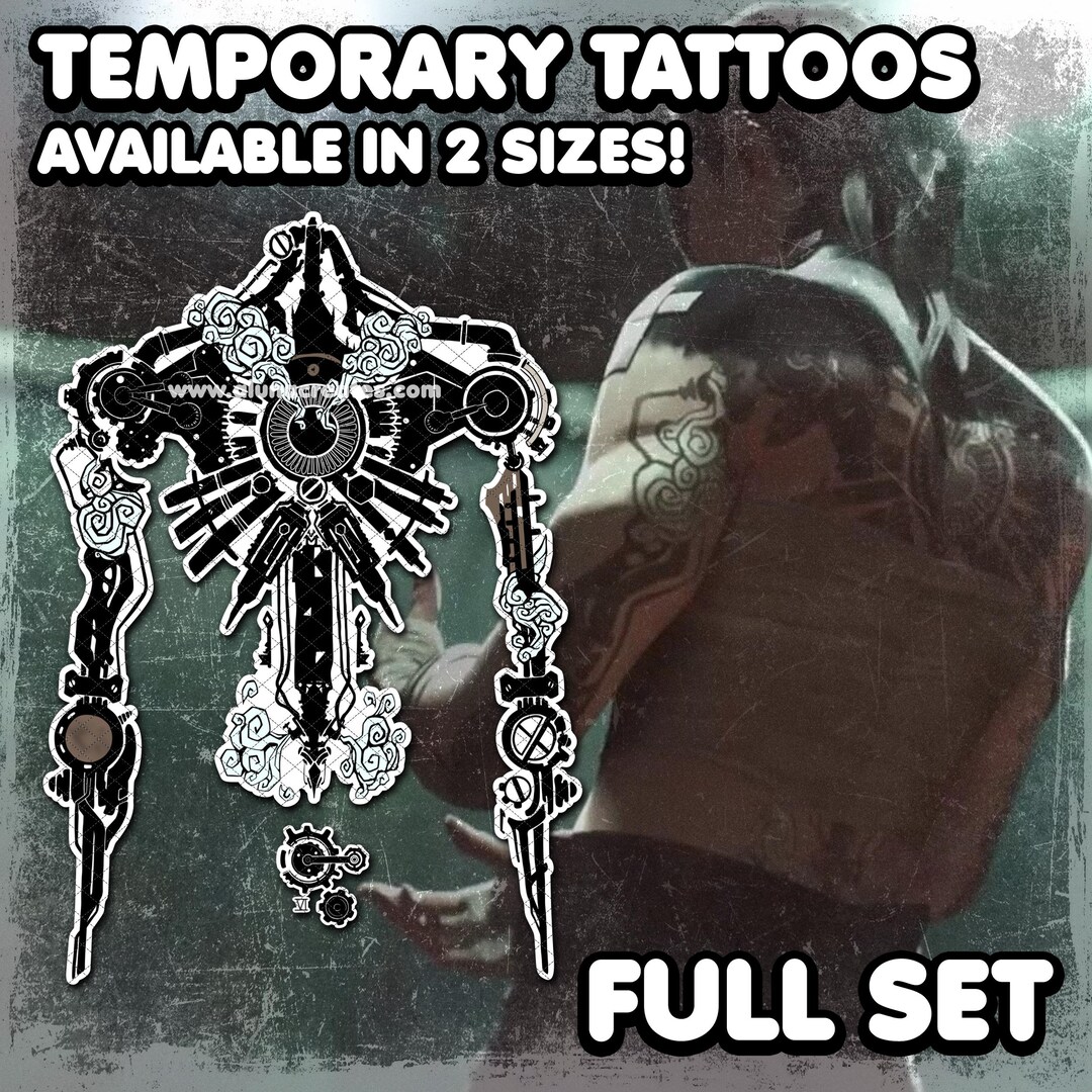 UPDATED Vi | Temporary Tattoos | Realistic | Cosplay | Costume | Fake ...
