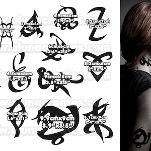 Shadowhunters | Temporary Tattoos | Realistic | Cosplay | Costume ...