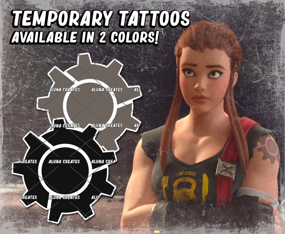 Brigittе / Temporary Tattoo / Realistic / Arm Tattoo / Cosplay - Etsy