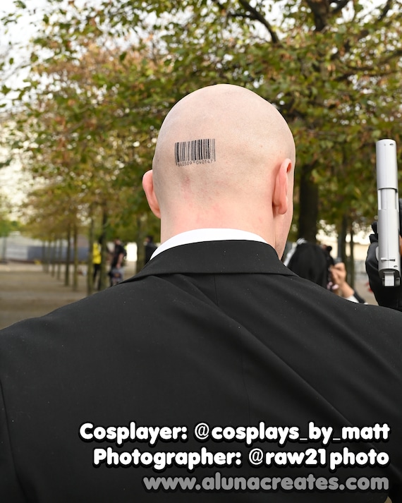 Hitman Barcode Tattoo