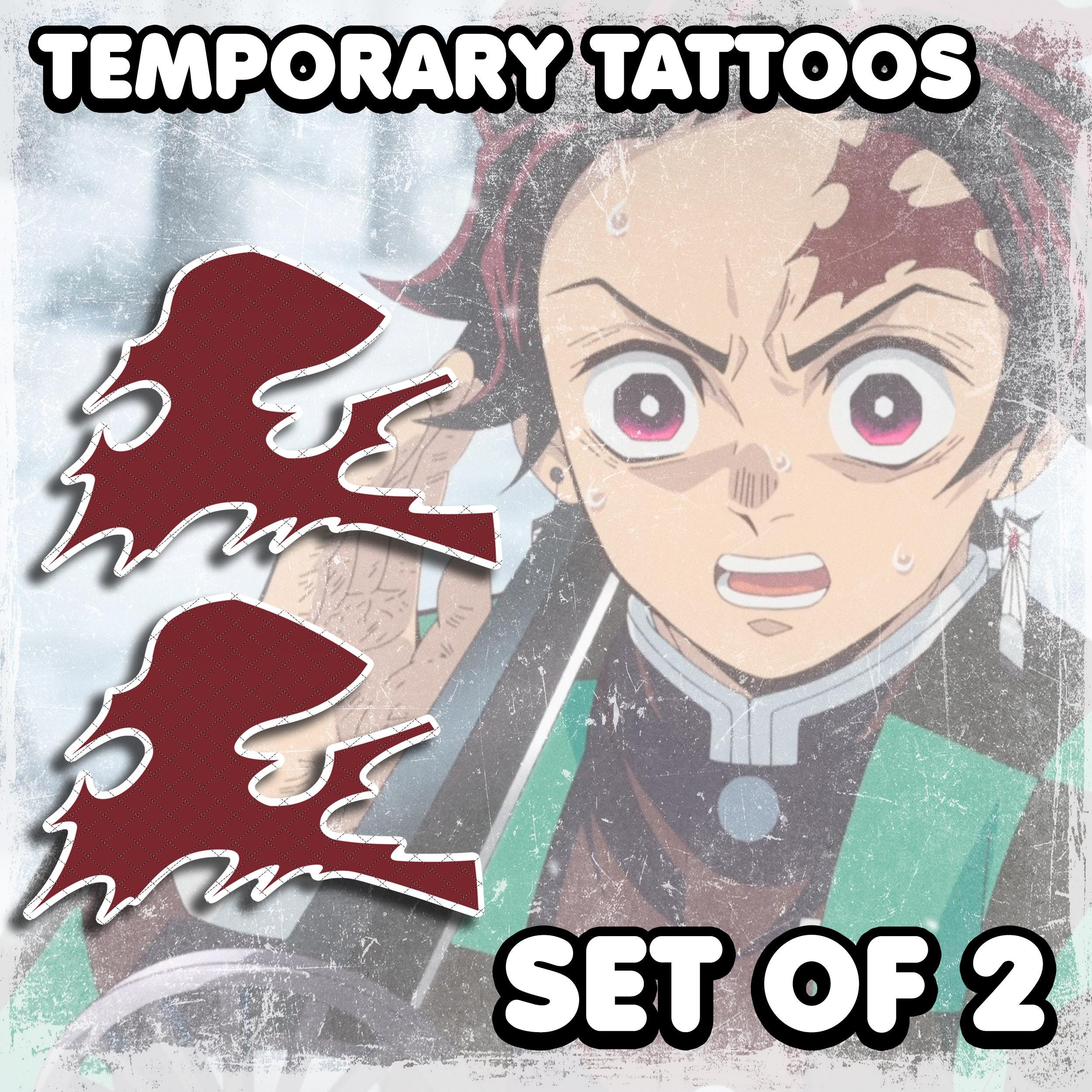 Tanjiro scar tattoo - Bronctattooaus.com