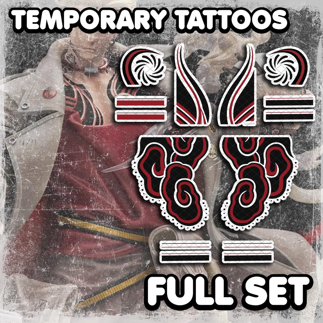 Temporary Tattoos | Realistic | Waterproof Fake Tattoo | Cosplay ...