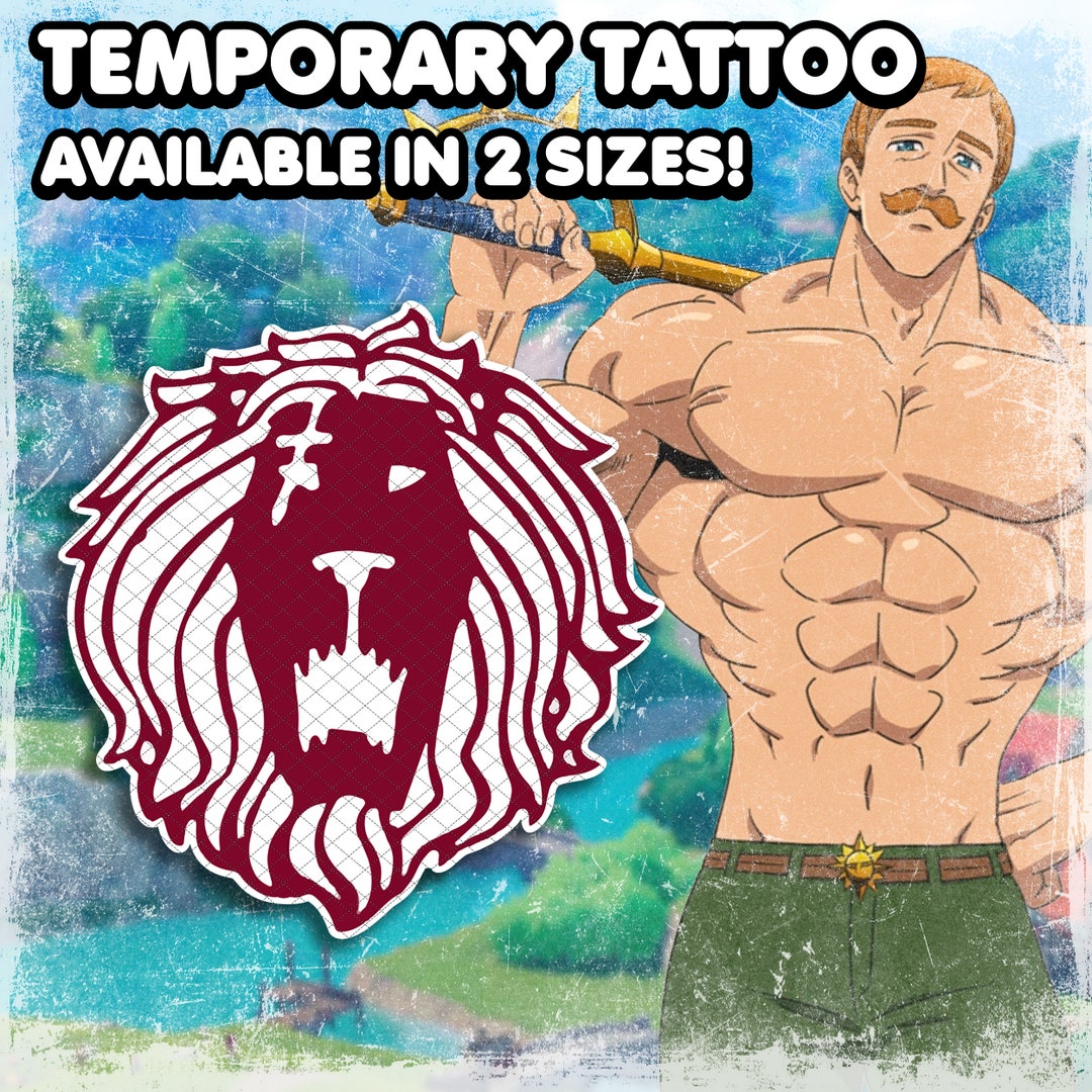 Escаnor / Temporary Tattoo / Realistic / Cosplay / Costume / - Etsy