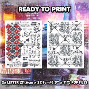 Hаrlеy Quinn BOP - SEQUIN | Digital Tattoos | Cosplay | Costume | Fake ...