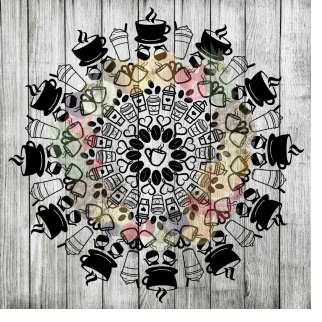 Coffee Lovers Mandala - Etsy