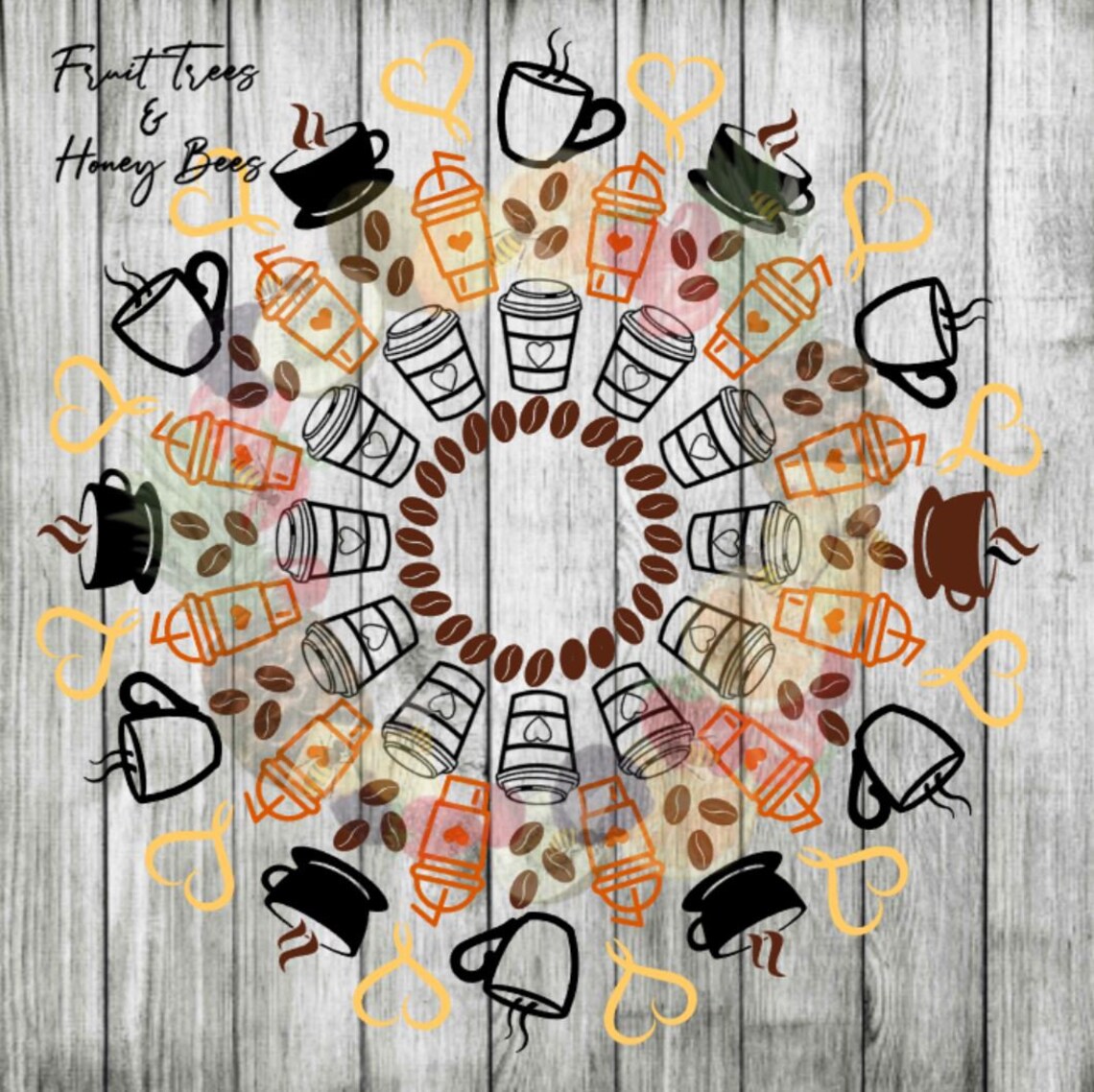 Coffee and Steam Mandala - Etsy