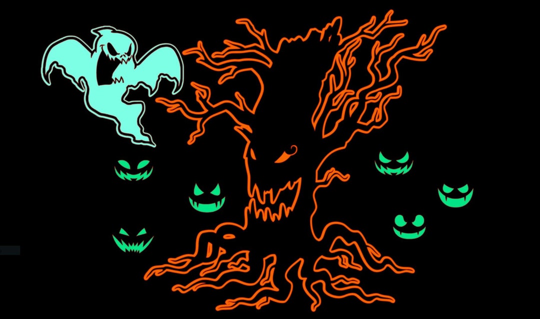 Scary Halloween Svg - Etsy