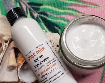 Organic Sunscreen Oil Face & Body Oil Natural SPF Plant Based Reef Safe ...