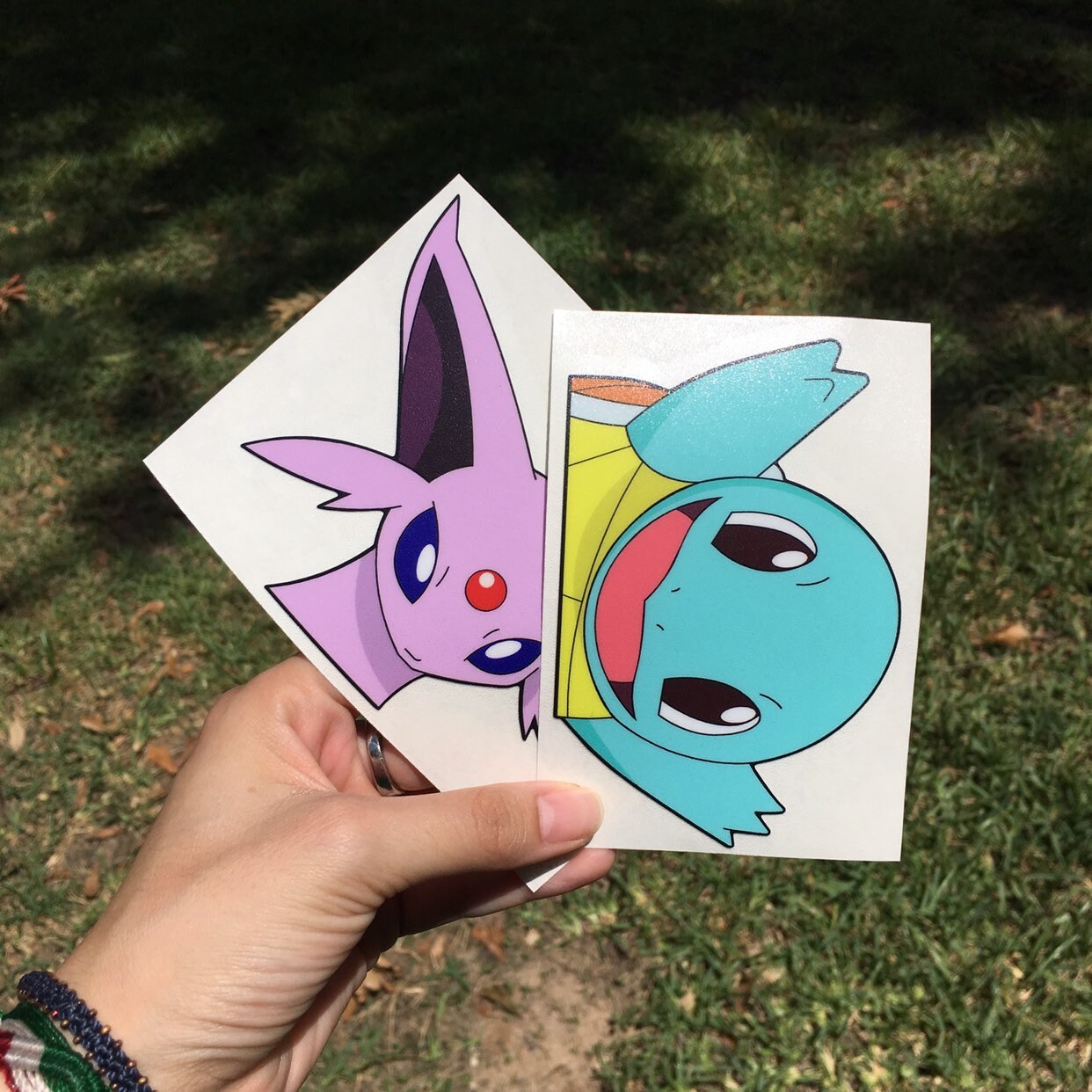 Parts & Accessories Decals/Emblems/Licence Frames Squirtle Mask Peeker ...