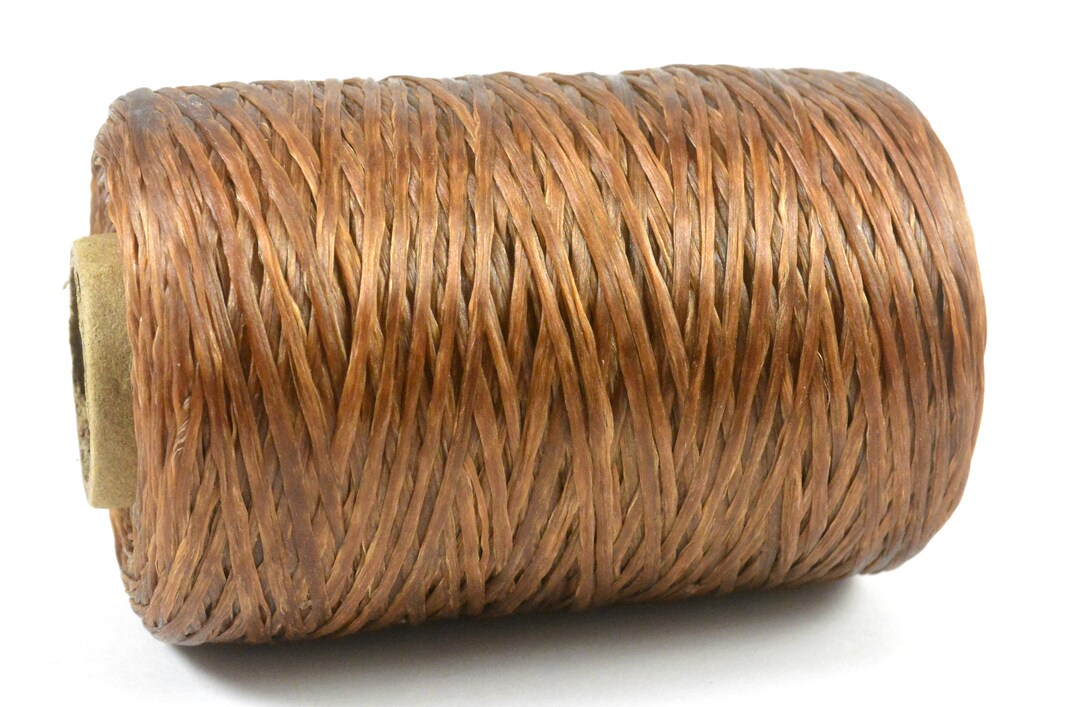 BROWN 300-yard Spool Artificial Deer Sinew Waxed Poly Thread for ...