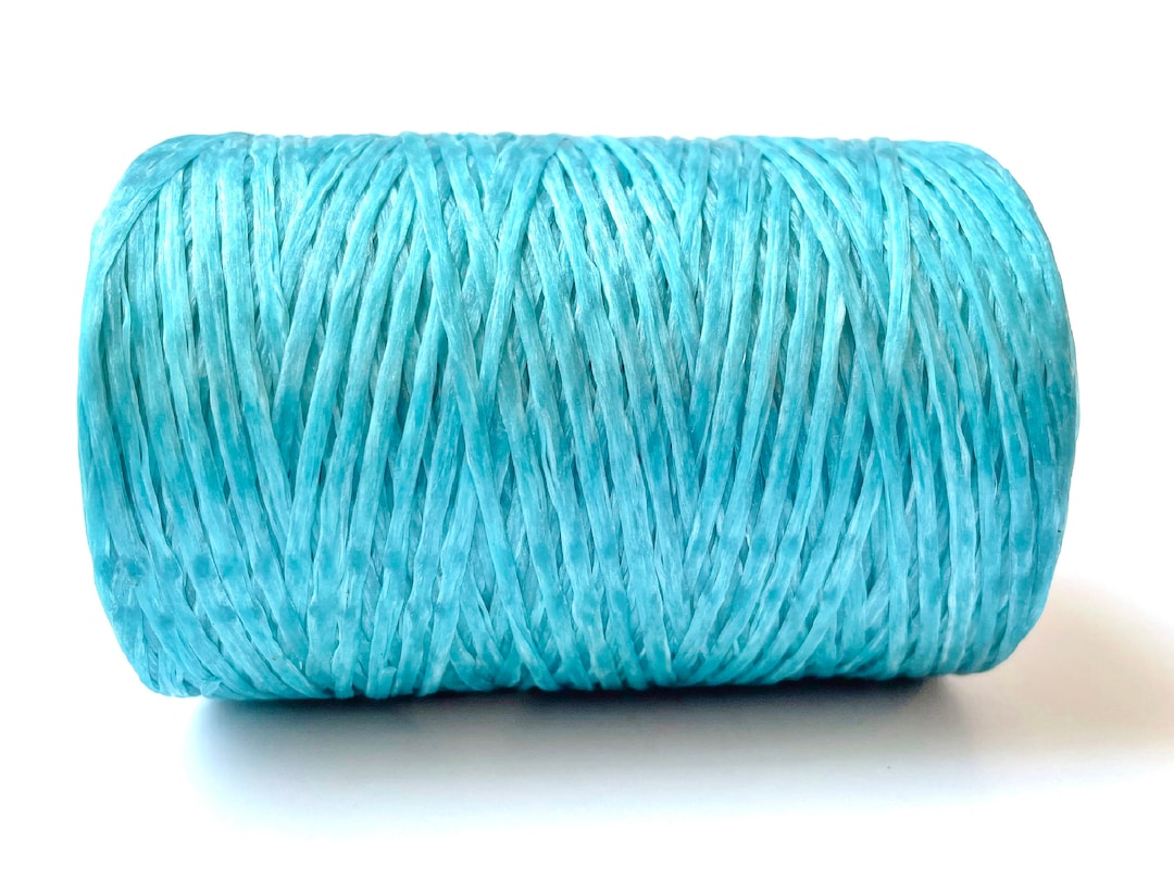 TURQUOISE 300-yard Spool Artificial Deer Sinew Waxed Poly Thread for ...