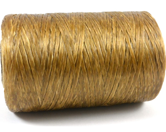 Kulay NATURAL 300-yard Spool Artificial Deer Sinew Waxed Poly Thread ...
