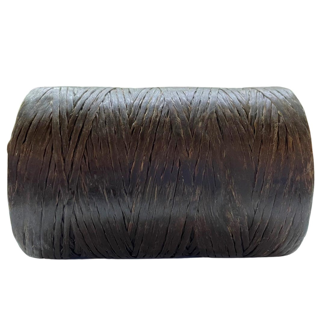 Kulay CHOCOLATE BROWN 300-yard Spool Artificial Deer Sinew Waxed Poly ...