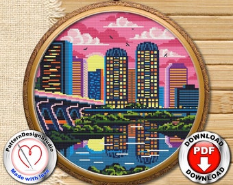 Virginia Cross Stitch Pattern - Etsy