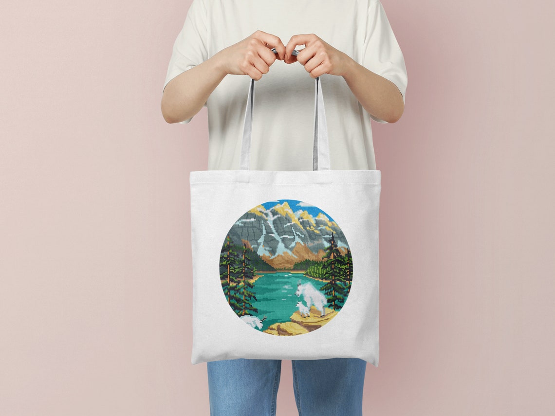 Banff National Park P125 Cross Stitch Embroidery PDF Pattern - Etsy