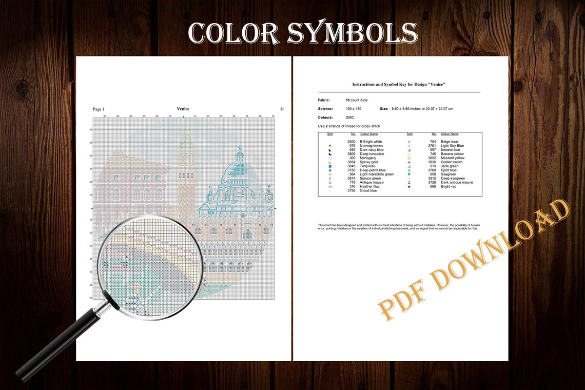 Zion National Park #P100 Cross Stitch Embroidery PDF Pattern Download ...