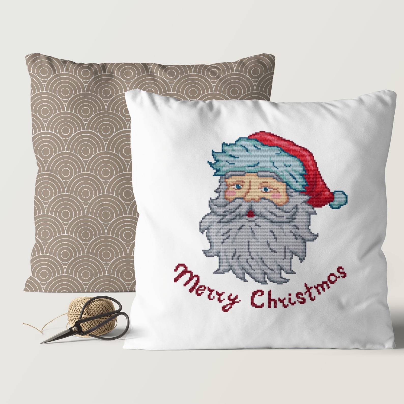 Santa Claus Cross Stitch Pattern PDF Download Father - Etsy