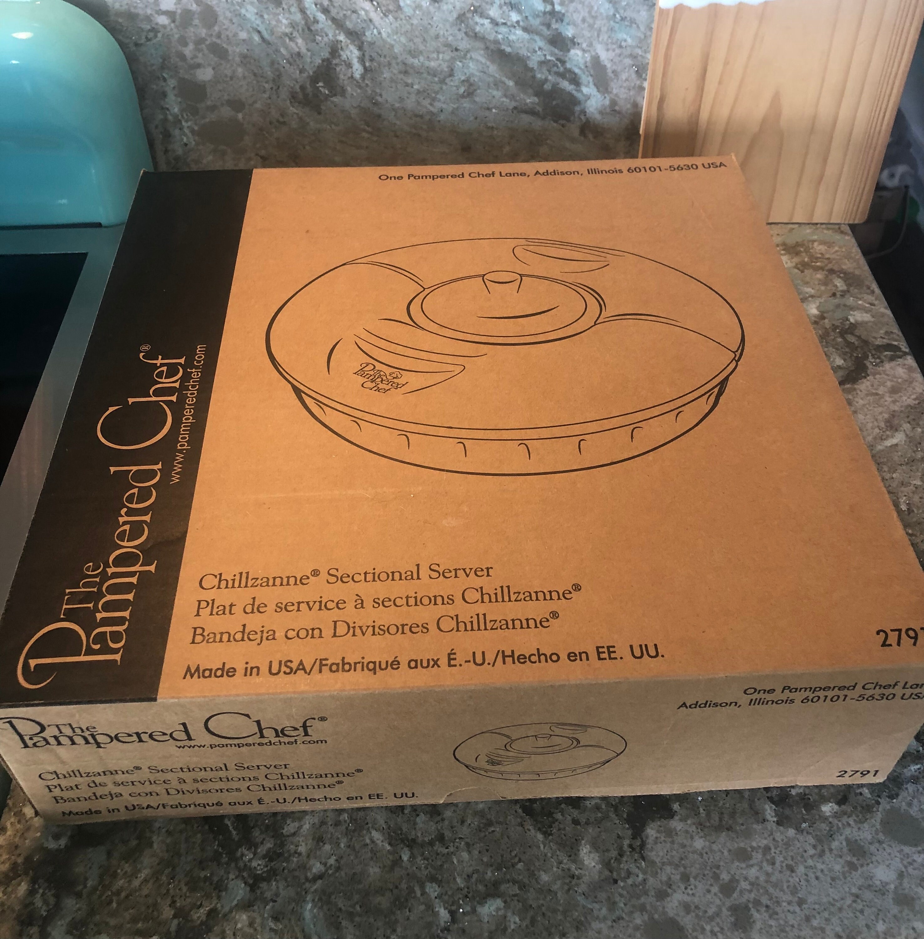 Pampered Chef Chillzanne Sectional Server 2791 | Etsy