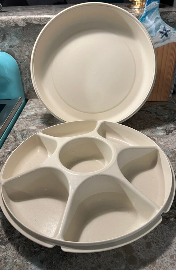 Vintage Tupperware Veggie Tray With Lid - Etsy