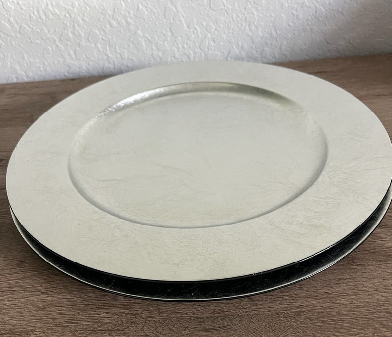 Silver Plate Chargers - Etsy