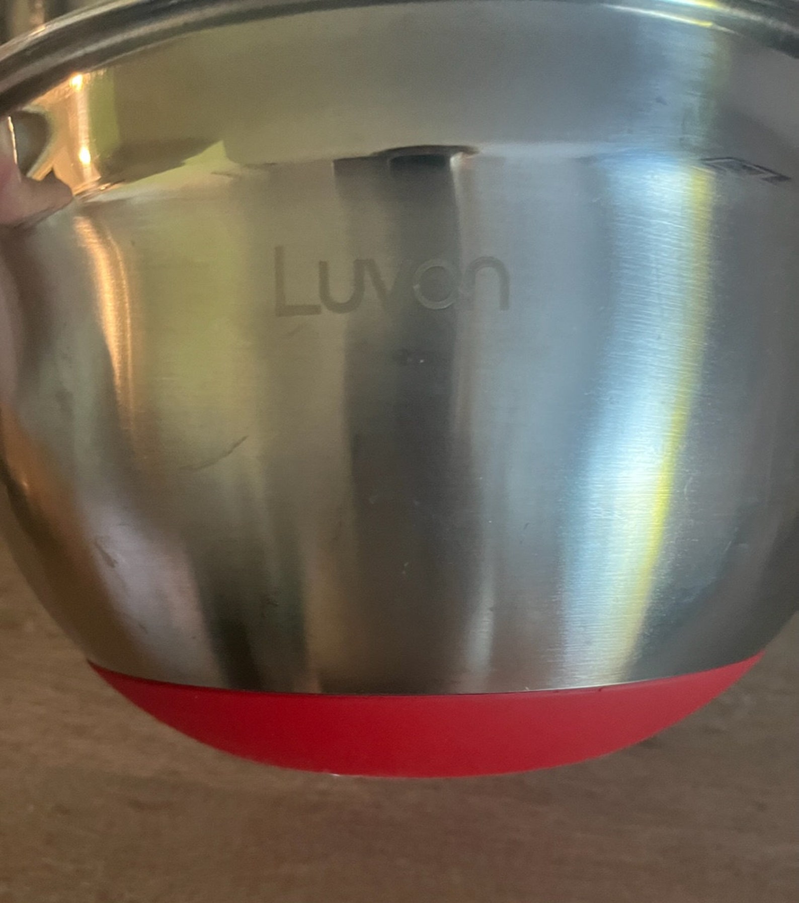 Luvan Stainless Steel Mixing Bowls Silicone Bottoms Set of 3 - Etsy