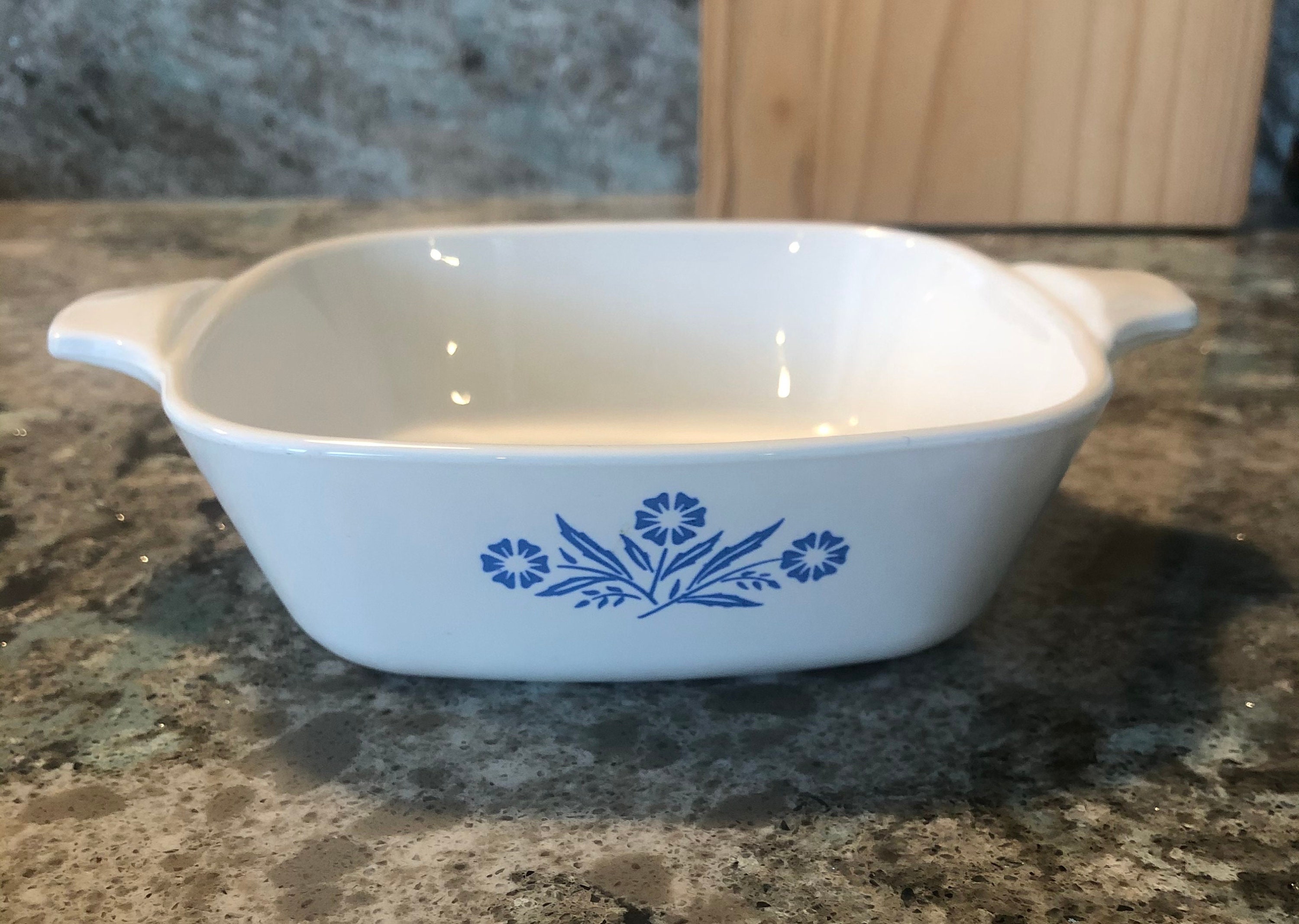 Corning Ware Blue Cornflower P-41 B 12 oz bowl with lid | Etsy