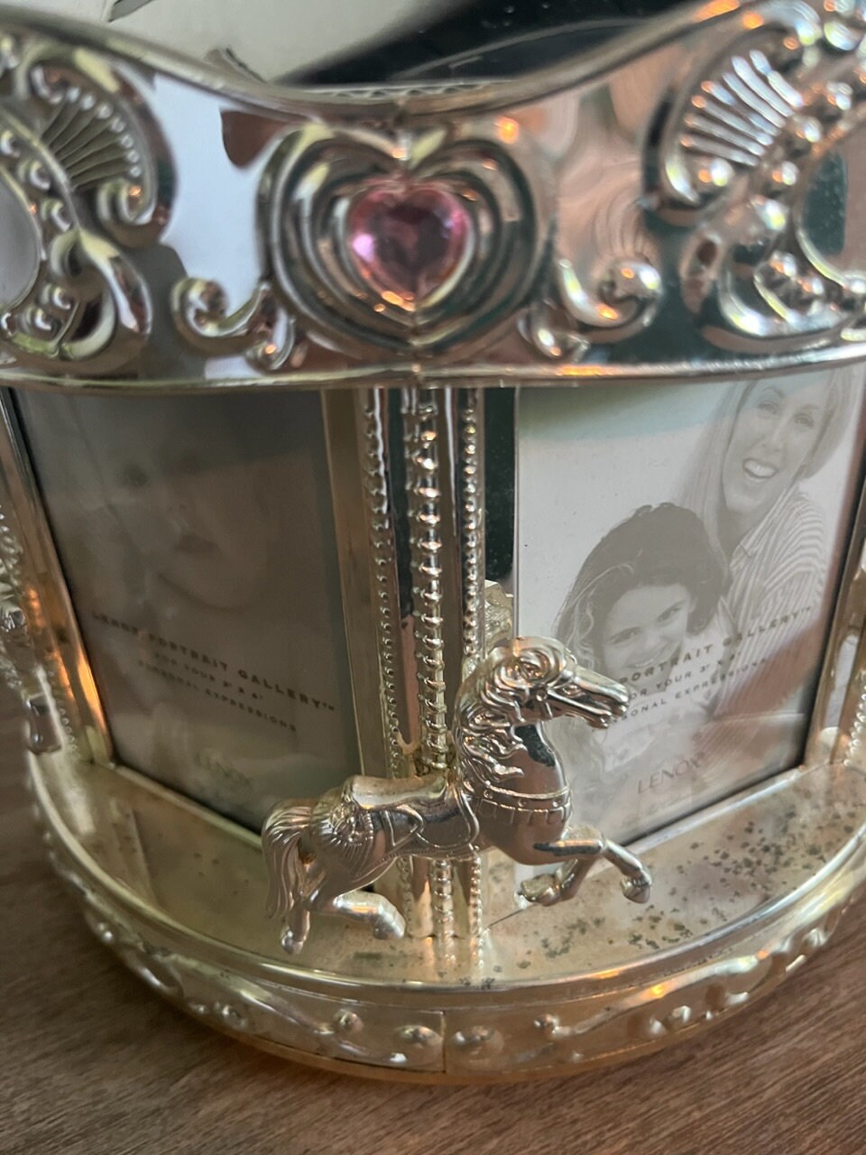 Vintage Lenox Baby Jewel Collection Carousel Rotating Frame Box - Etsy