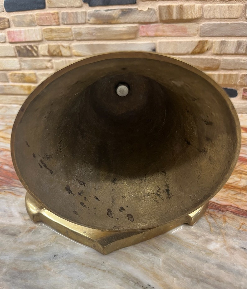 Vintage Large Brass Bell on Anchor. Wall Mount. - Etsy