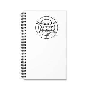 Journal Berith Sigil, Demon Symbol Spiral Notebook, Ars Goetia Lined ...