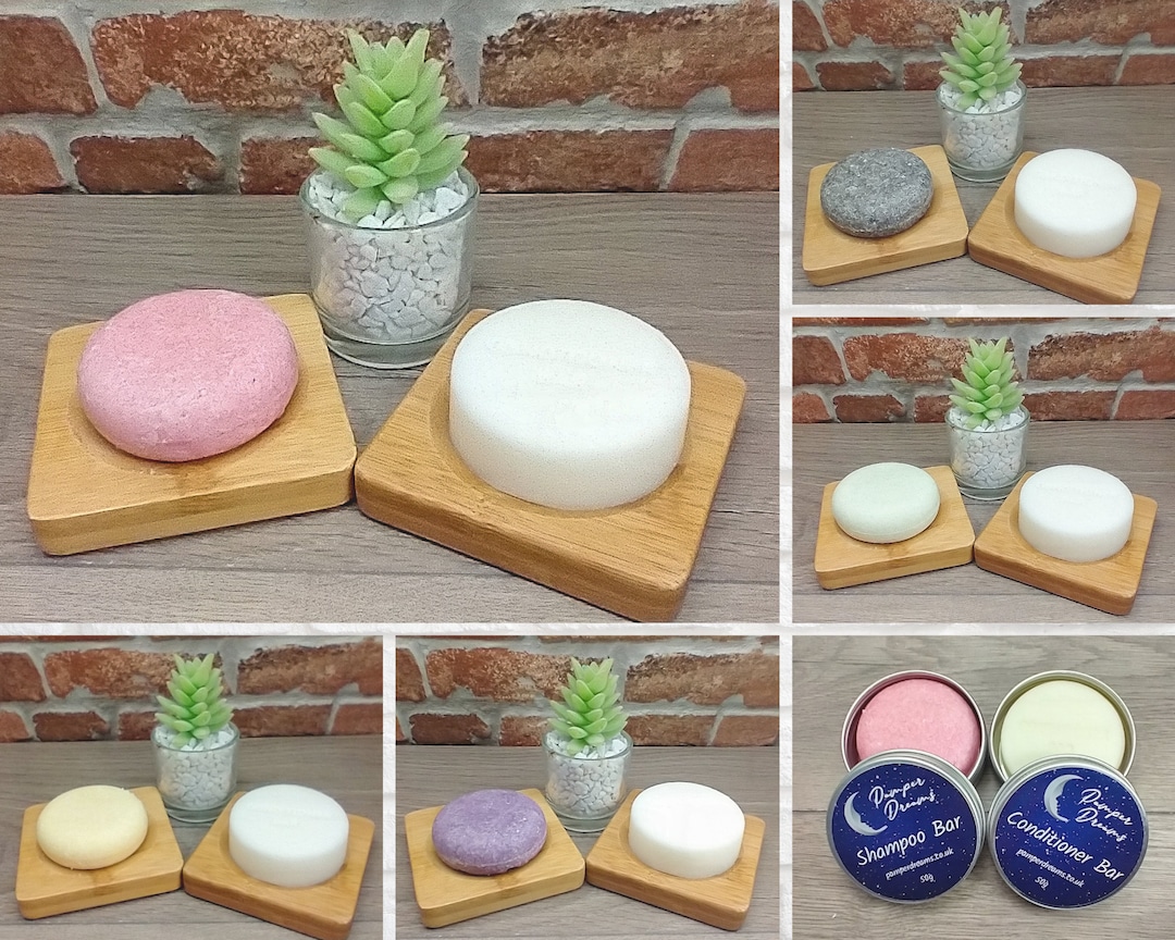 HANDMADE SHAMPOO BAR & Conditioner Bar Duo Set | Vegan Hair Care | Zero ...