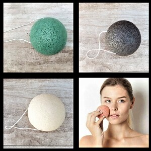 100% NATURAL KONJAC SPONGE - Konjac Beauty Sponge, Skin Moisturizing, Natural Skincare Face ...