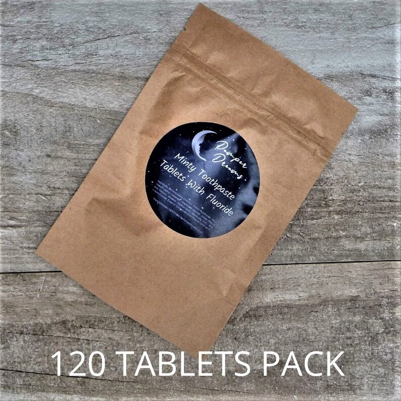 Minty Toothpaste Tablets Toothpaste Tablets With Fluoride Etsy Uk 5163