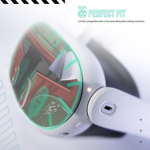 Meta Quest 3 - Accurate Cut Vinyl Template - Digital File for Cricut ...