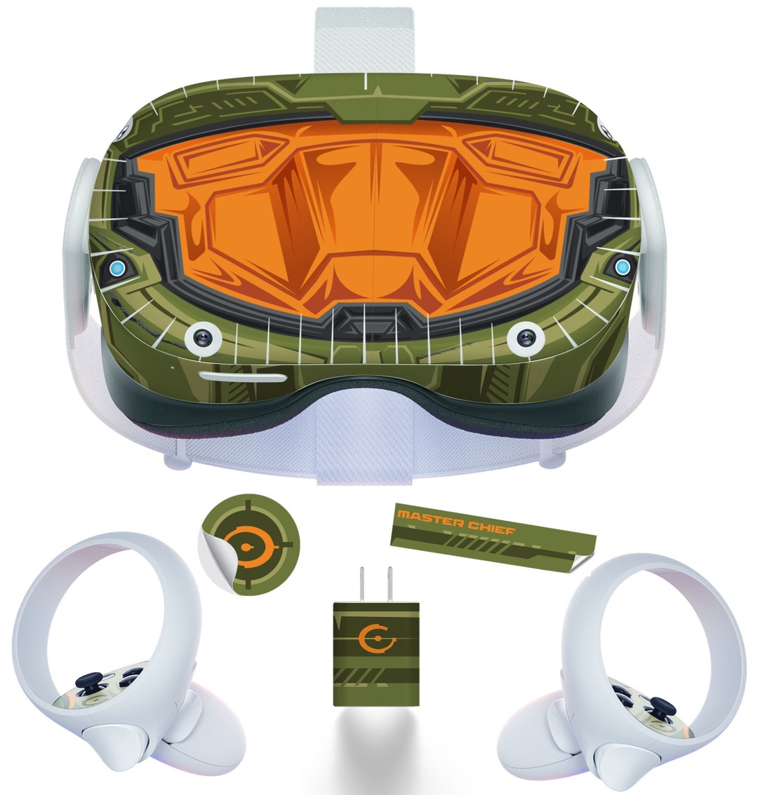 Helmet Master Spartan Oculus Quest 2 Meta Quest 2 Skin Wrap Decal With ...