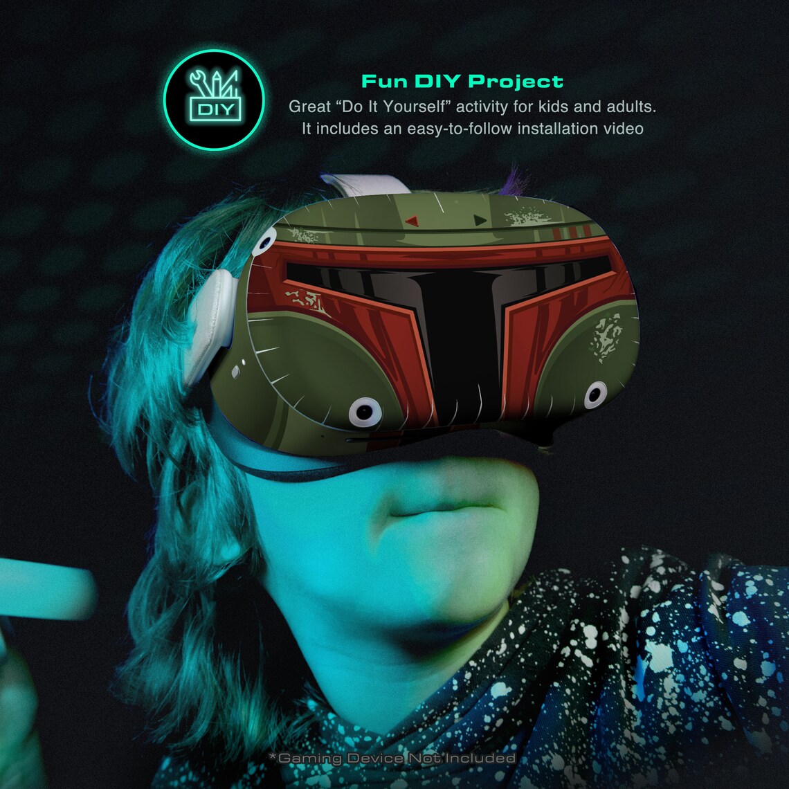 Boba Fett - Oculus Quest 2 - Full Wrap Skin Decal Star Wars VR Headset ...