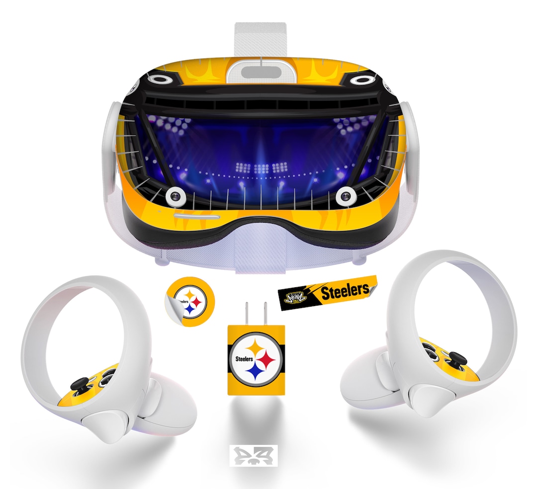 Steelers Football Helmet - Oculus Quest 2 Full Wrap Skin Decal VR ...