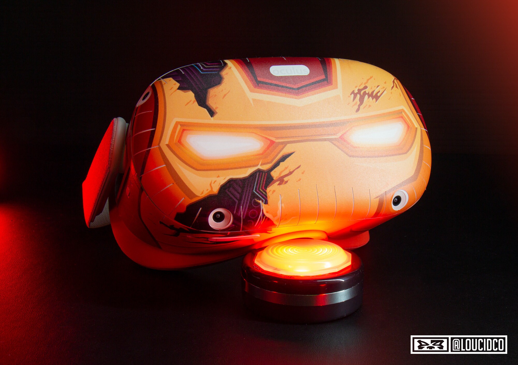 Iron Man Battle Damaged Oculus Quest 2 Full Wrap Skin Decal - Etsy