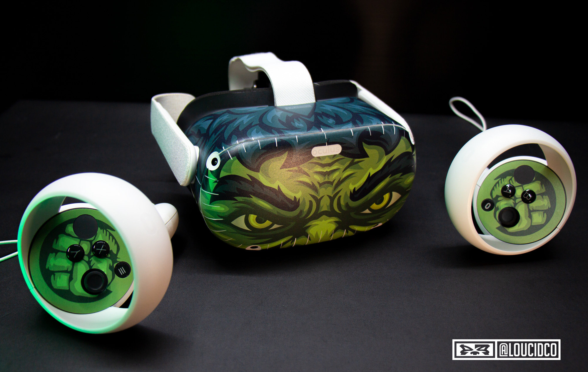 The HULK Oculus Quest 2 Full Wrap Skin Decal VR Goggles | Etsy